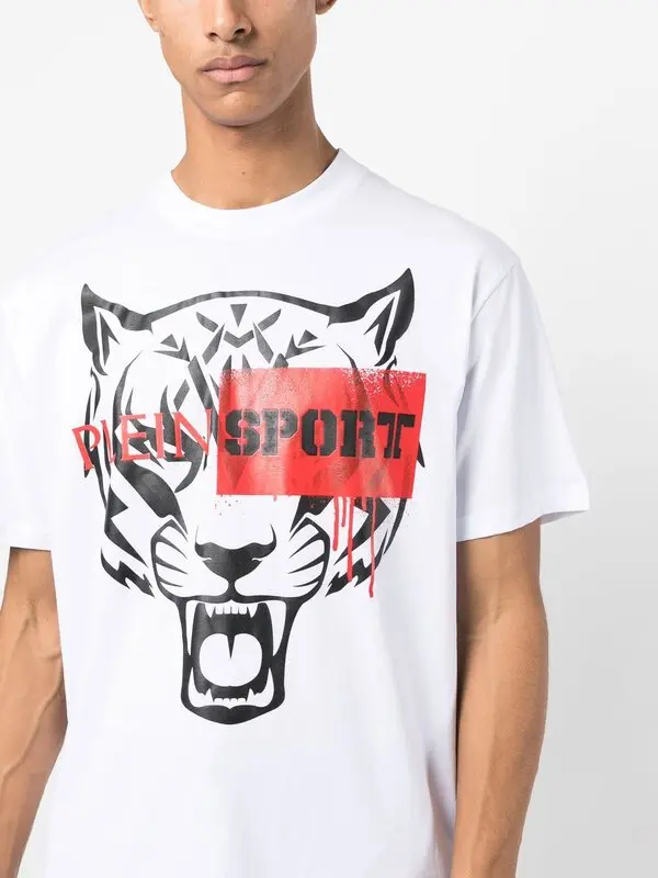 PLEIN SPORT Graphic-print Short-sleeved T-shirt