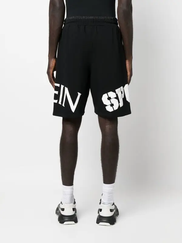 PLEIN SPORT Logo-print Track Shorts