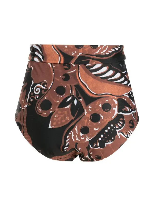 Mara Hoffman Calaia Abigail Bikini Briefs - Brown
