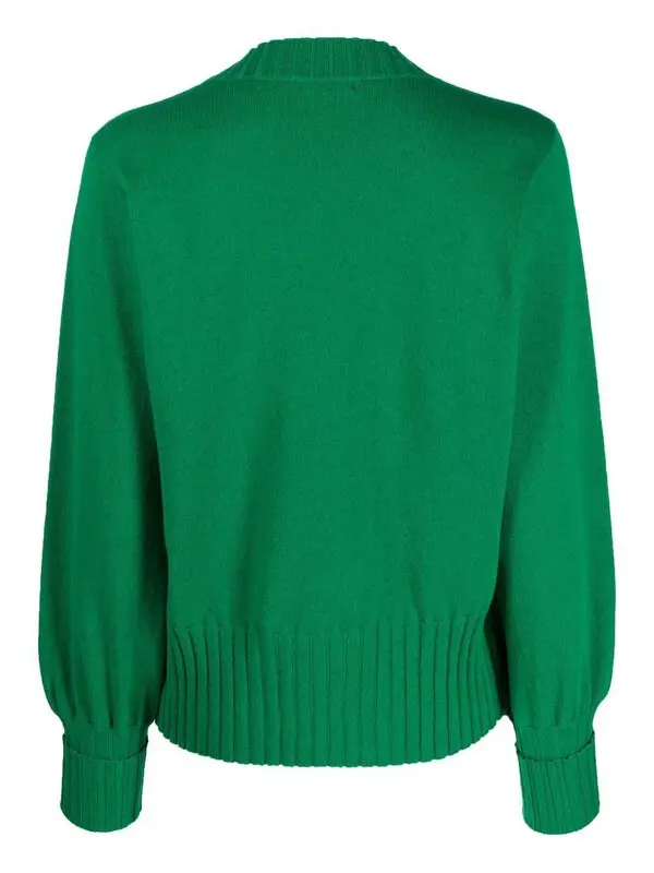 Malo Crew-neck Cashmere Jumper - Green
