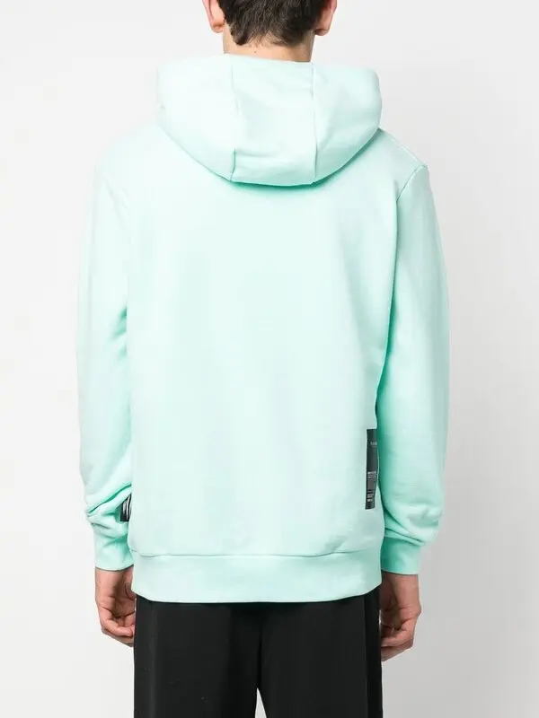 PLEIN SPORT Tiger-motif Long-sleeved Hoodie