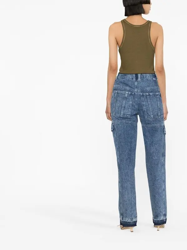 MARANT ETOILE Vayoneo Cargo Jeans - Blue