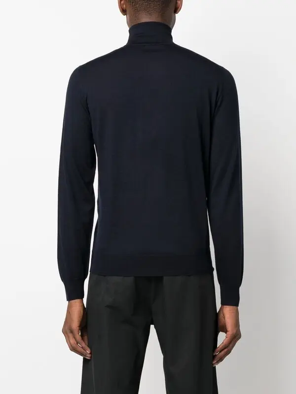 Corneliani Roll-neck Jumper - Blue
