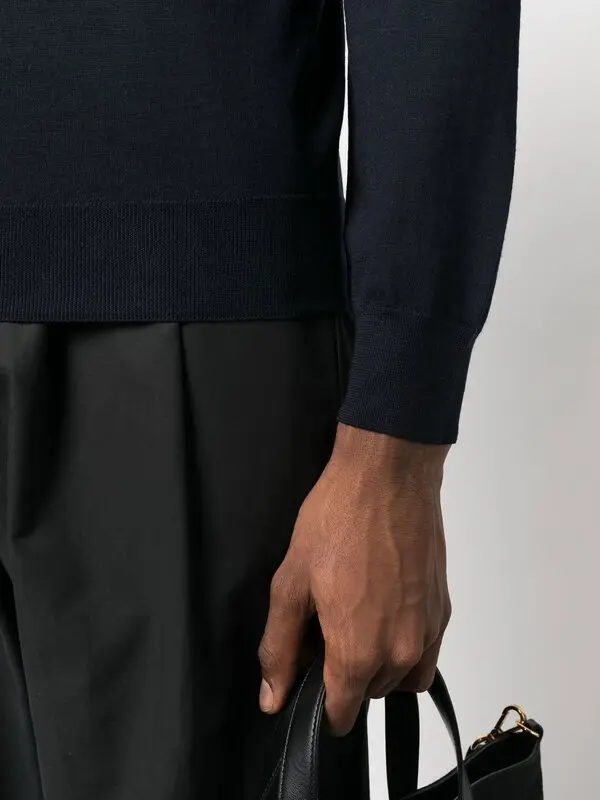 Corneliani Roll-neck Jumper - Blue
