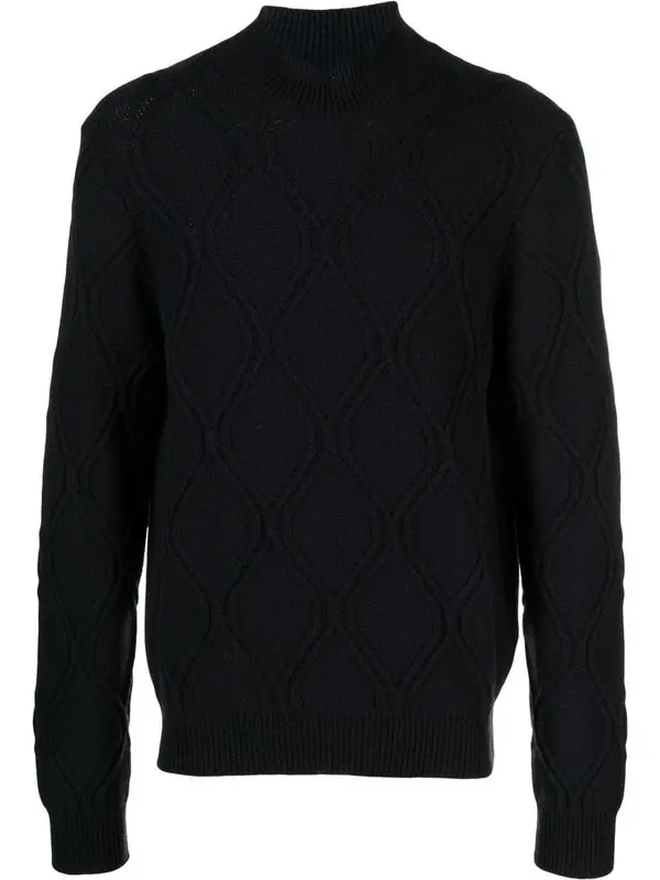 Corneliani Cable-knit Turtleneck Jumper