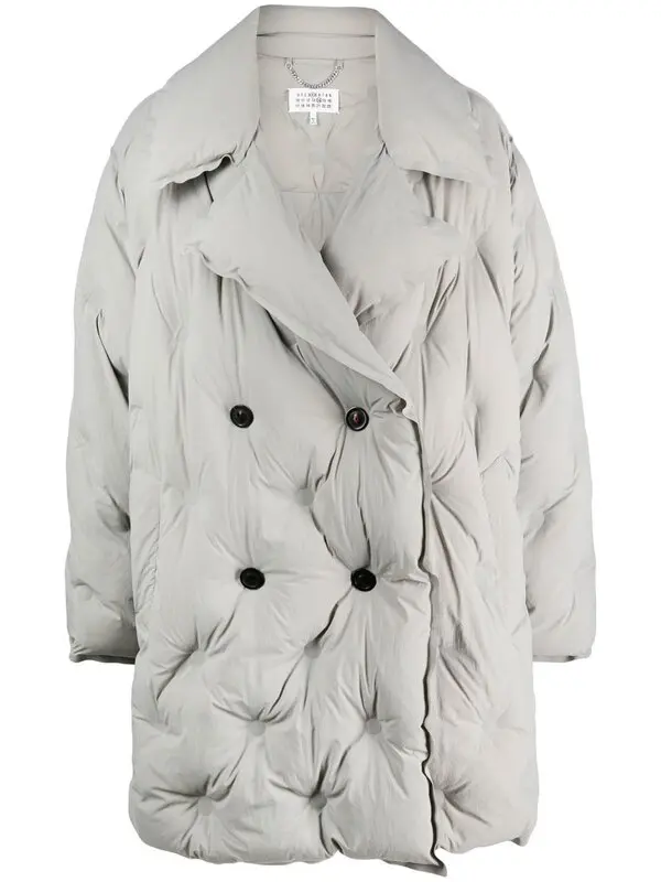 MAISON MARGIELA Peak Lapel Padded Coat