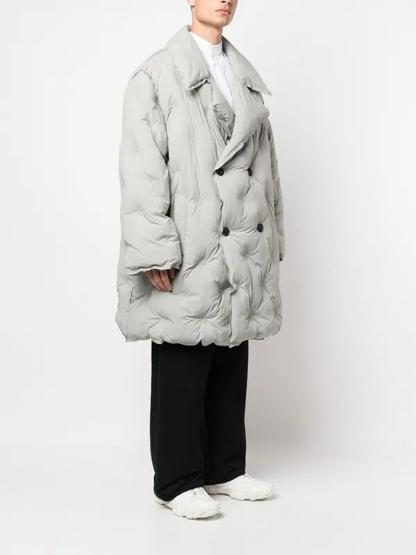 MAISON MARGIELA Peak Lapel Padded Coat