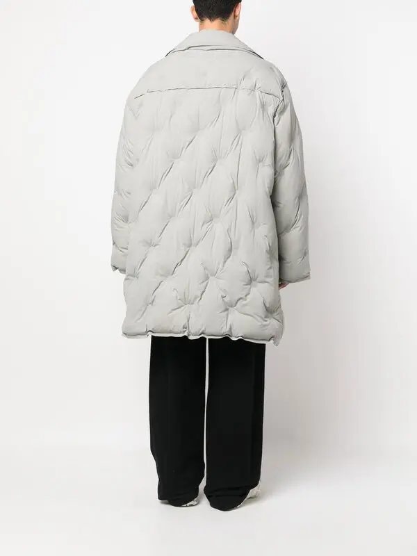 MAISON MARGIELA Peak Lapel Padded Coat