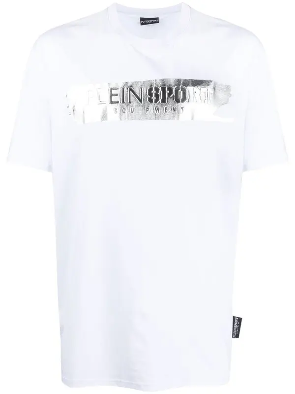 PLEIN SPORT Logo-print Short-sleeved T-shirt - White