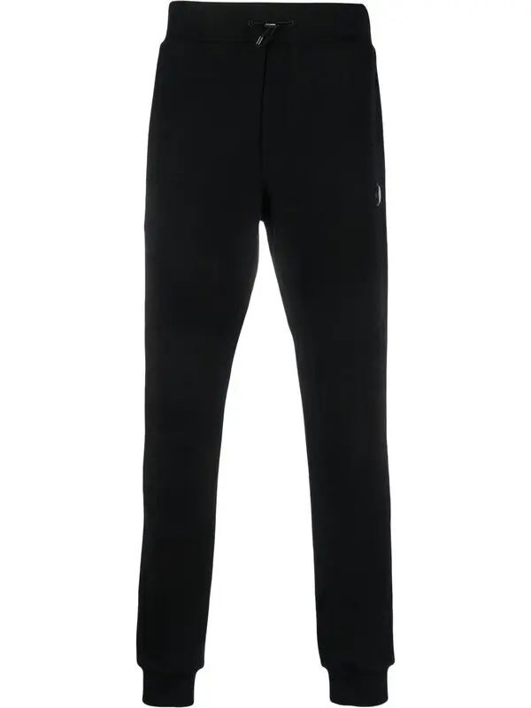 PLEIN SPORT Logo-patch Track Pants - Black