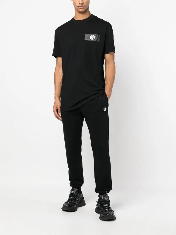 PLEIN SPORT Logo-patch Track Pants - Black
