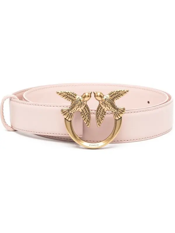 Pinko Love Bird Buckle Belt - Pink