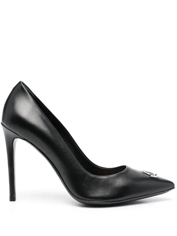 Philipp Plein Logo-plaque Heeled Pumps