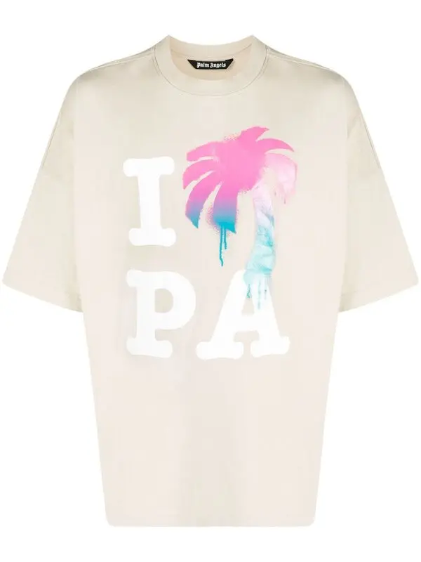 Palm Angels I Love Pa Print T-shirt