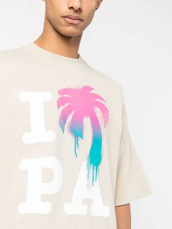 Palm Angels I Love Pa Print T-shirt