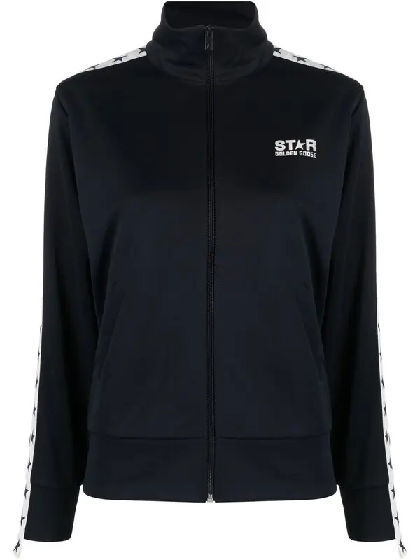 GOLDEN GOOSE Zip-up Star Detail Sweatshirt