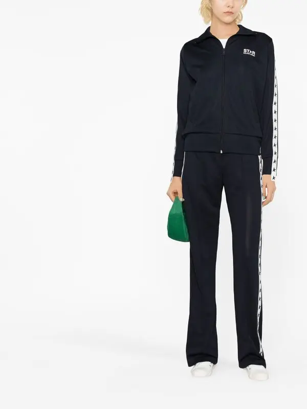 GOLDEN GOOSE Zip-up Star Detail Sweatshirt