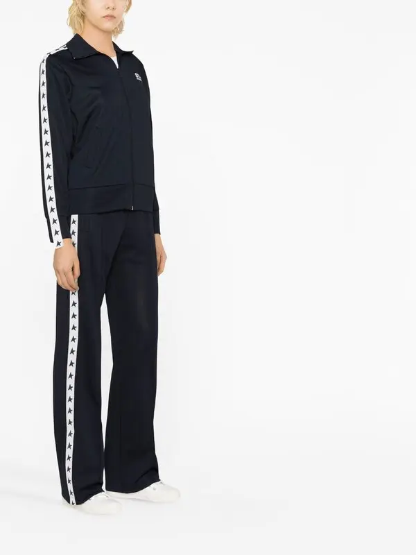 GOLDEN GOOSE Zip-up Star Detail Sweatshirt