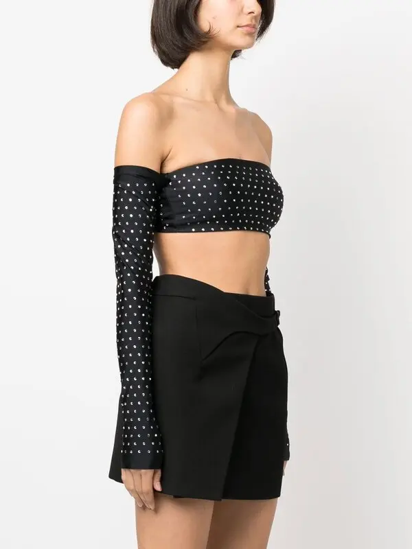 Andamane Rhinestone-embellished Top