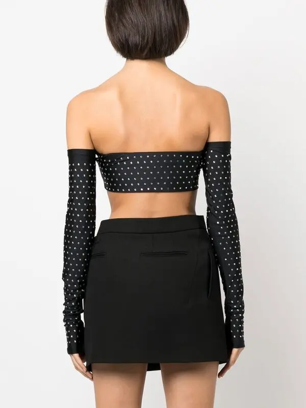 Andamane Rhinestone-embellished Top