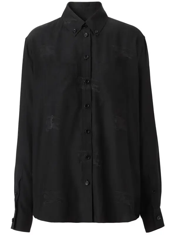 Burberry Silk Ekd Pattern Shirt