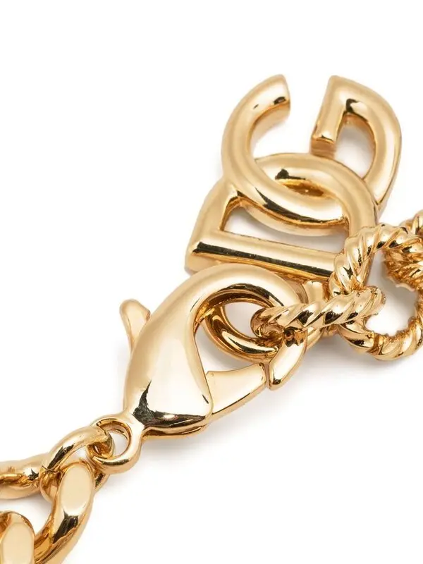 Dolce & Gabbana Crystal-embellished Link-chain Bracelet
