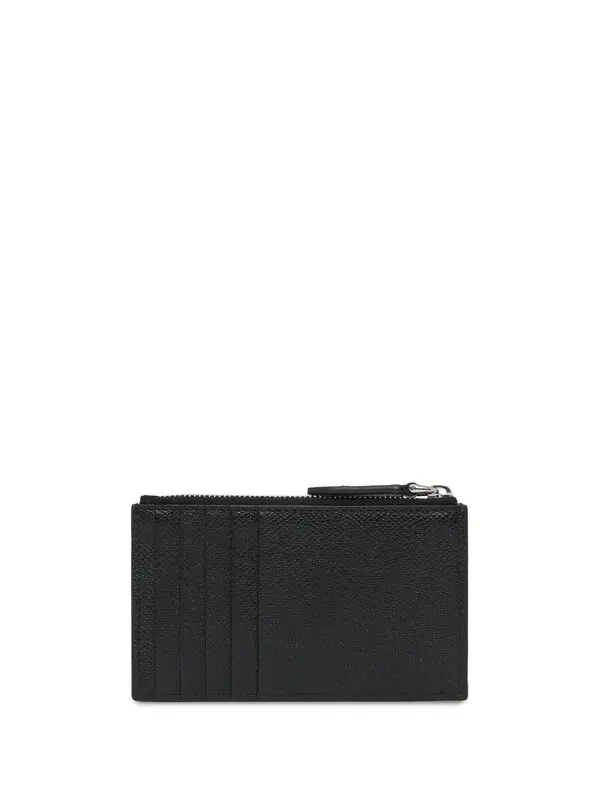 Burberry Grainy Leather Tb Zip Cardholder