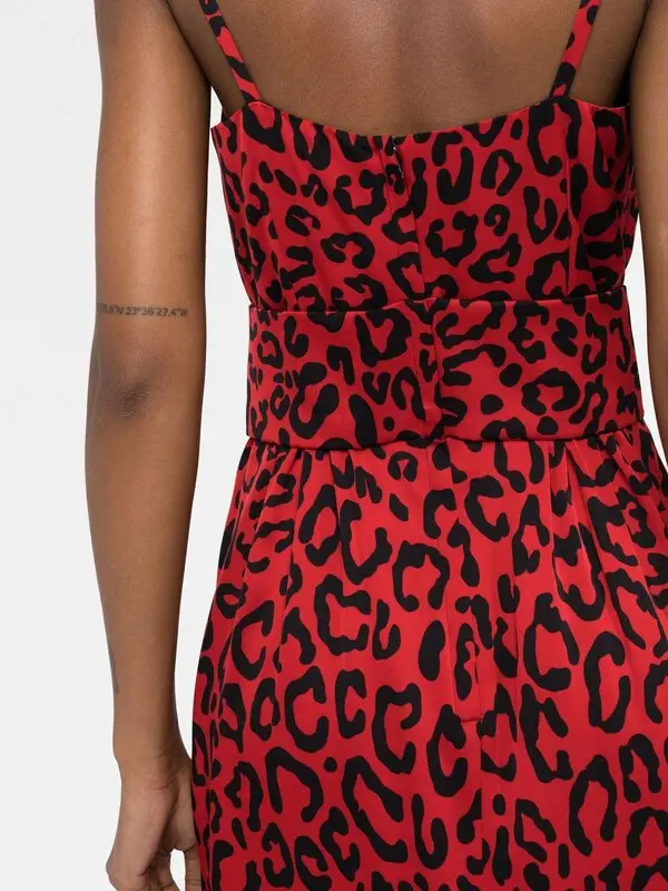 Dolce & Gabbana Leopard-print Midi Dress
