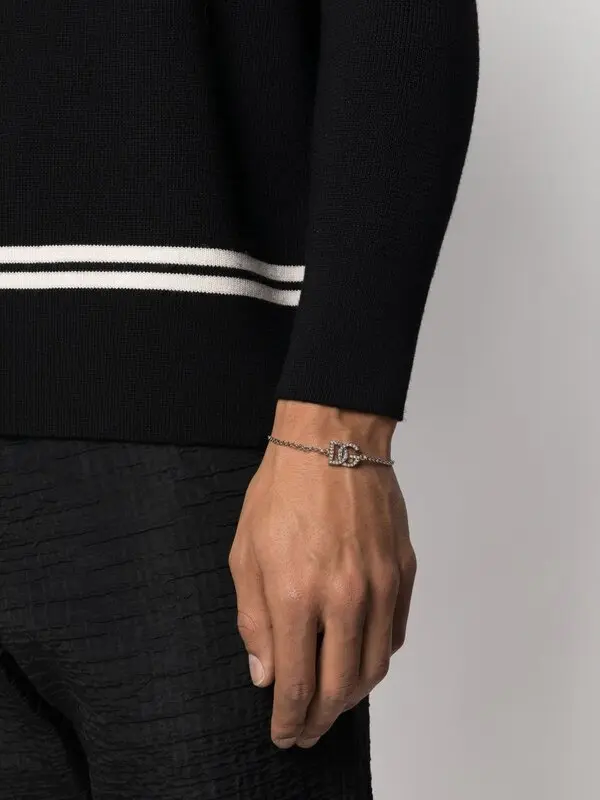 Dolce & Gabbana Logo Charm Bracelet