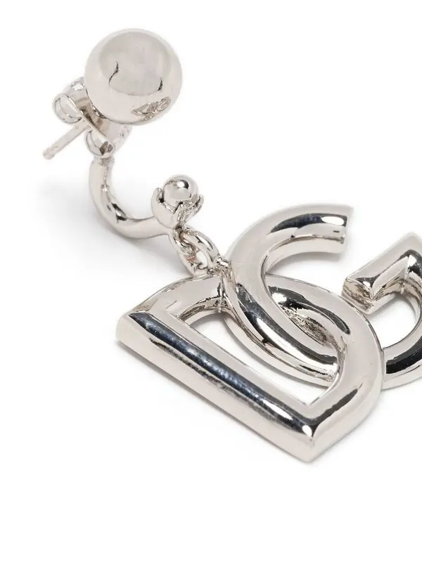 Dolce & Gabbana Interlocking Logo Drop Earrings