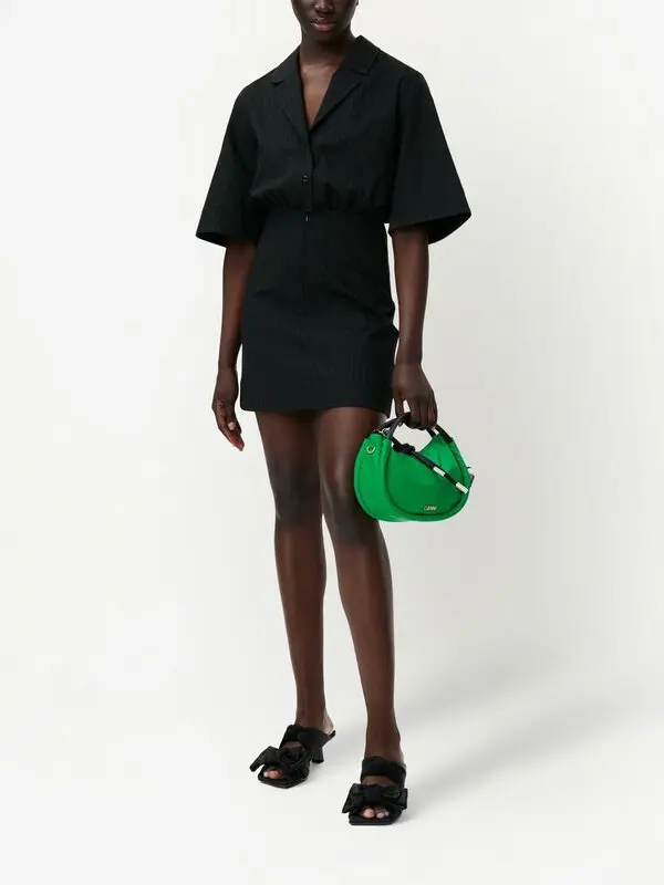 GANNI Pinstripe Shirt Dress