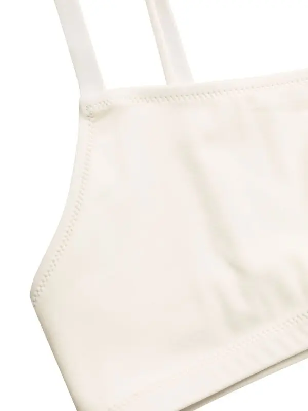 LIDO Square-neck Stretch Bikini Set - White