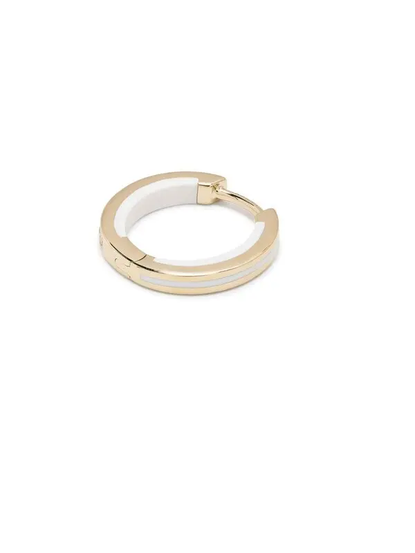 MARIA BLACK 14k Yellow Diamond Hoop Earring