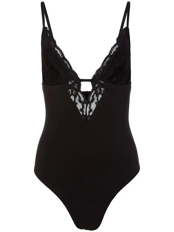 FLEUR DU MAL Charlotte 3-way Bodysuit - Black