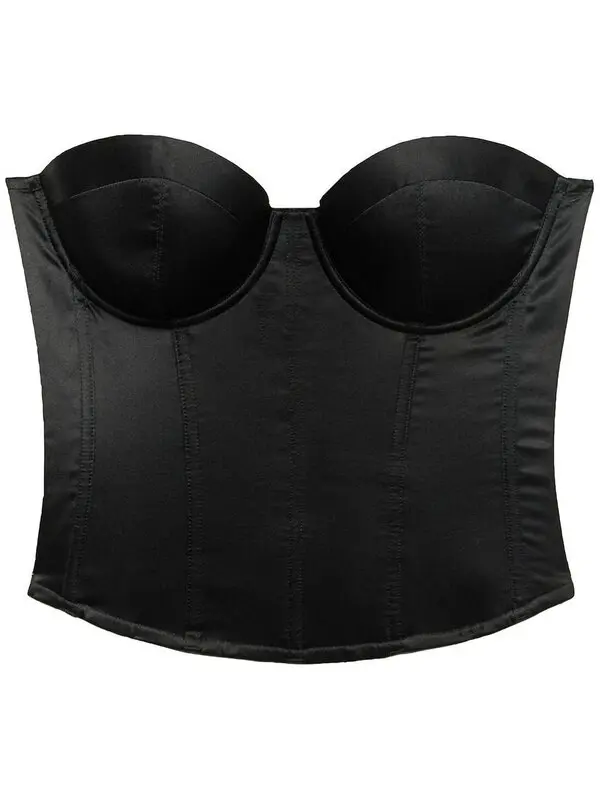 FLEUR DU MAL Hamptons Bustier - Black