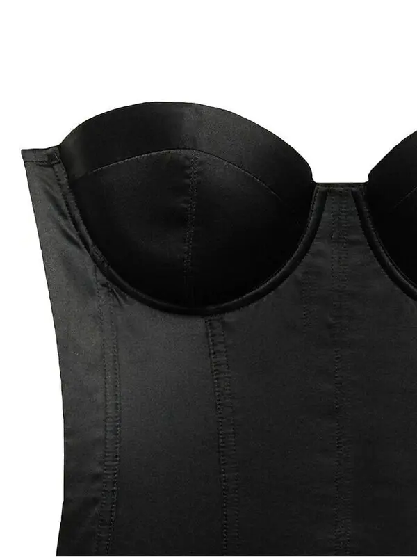 FLEUR DU MAL Hamptons Bustier - Black
