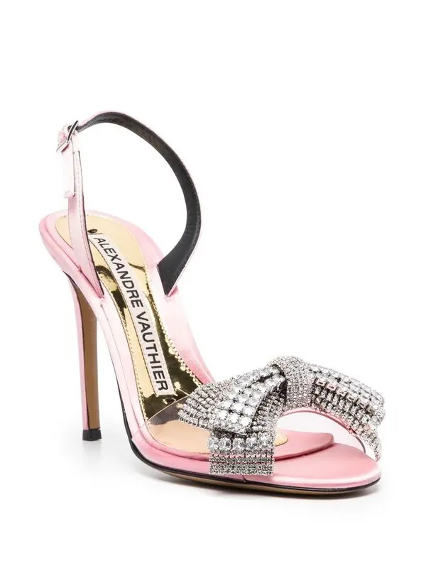 Alexandre Vauthier Bow-detail Open-toe 105mm Sandals