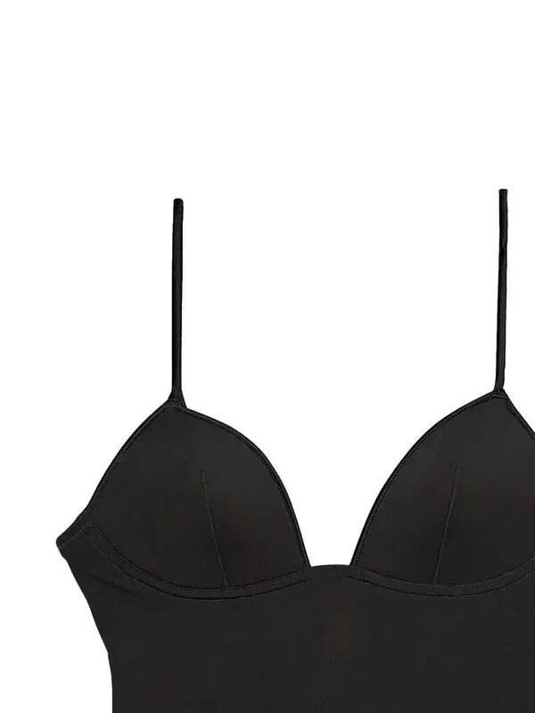 FLEUR DU MAL Cupped Nonwire Bodysuit - Black