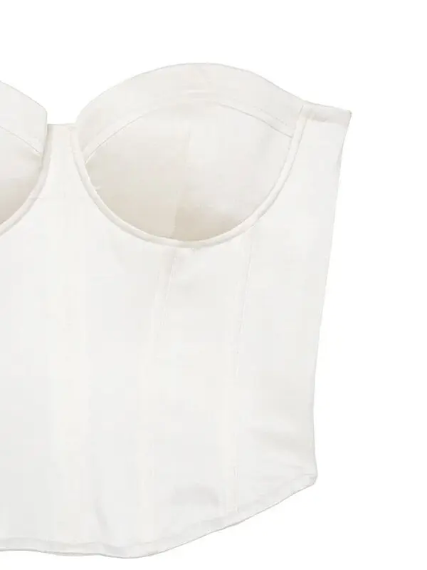 FLEUR DU MAL Hamptons Bustier - White