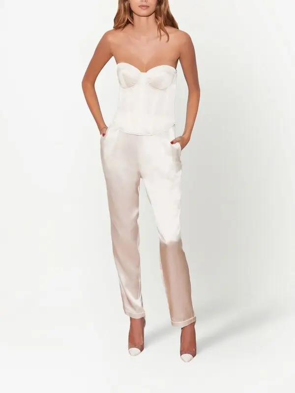 FLEUR DU MAL Hamptons Bustier - White