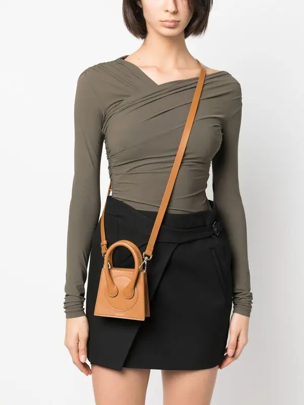 AZ FACTORY X Ester Manas Small Cake Tote Bag - Brown