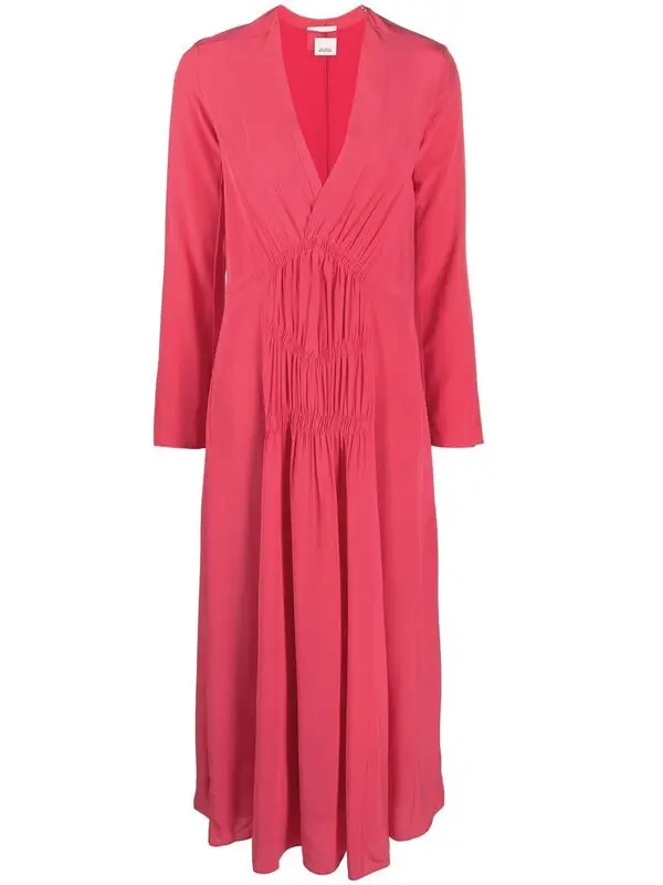 Isabel Marant Étoile Nemalia Ruched Midi Dress
