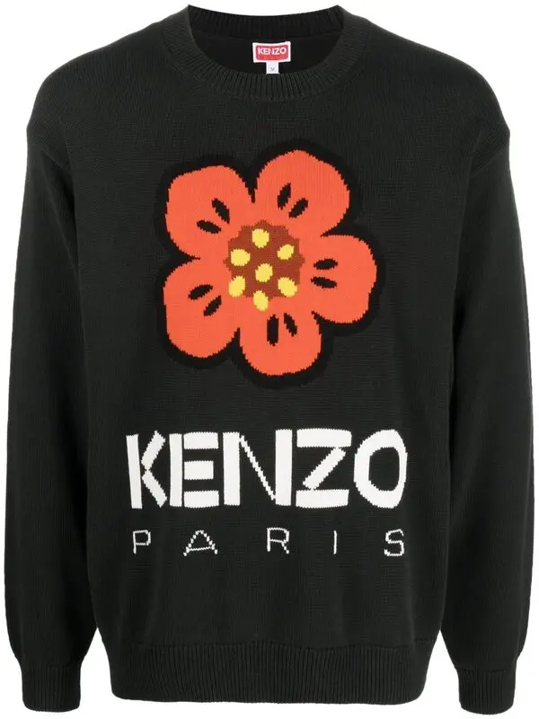 Kenzo Boke Flower Intarsia-knit Jumper