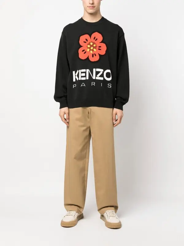Kenzo Boke Flower Intarsia-knit Jumper