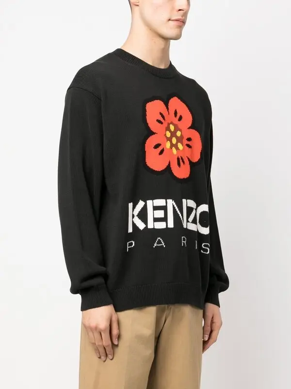 Kenzo Boke Flower Intarsia-knit Jumper