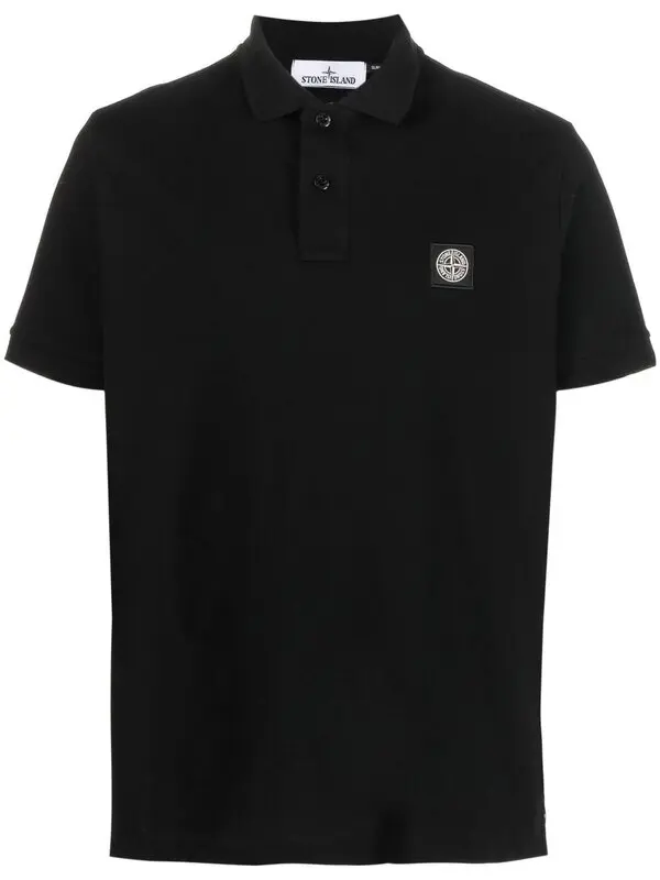 Stone Island Compass-patch Polo Shirt