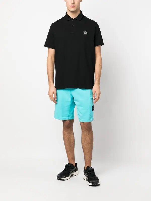 Stone Island Compass-patch Polo Shirt