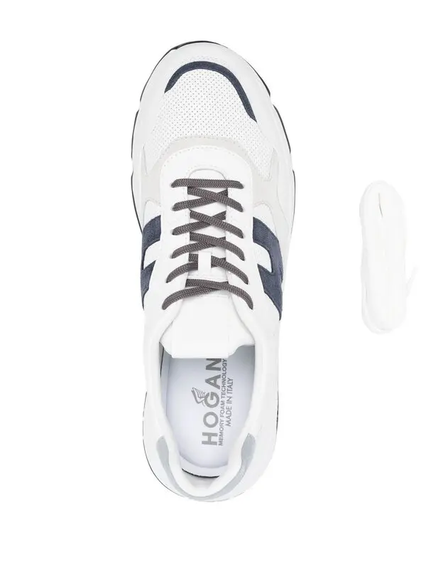 Hogan Panelled Low Top Sneakers