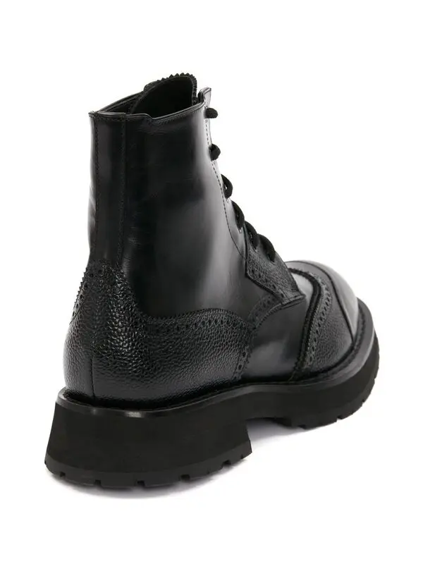 Alexander McQueen Punk Worker Lace-up Boots