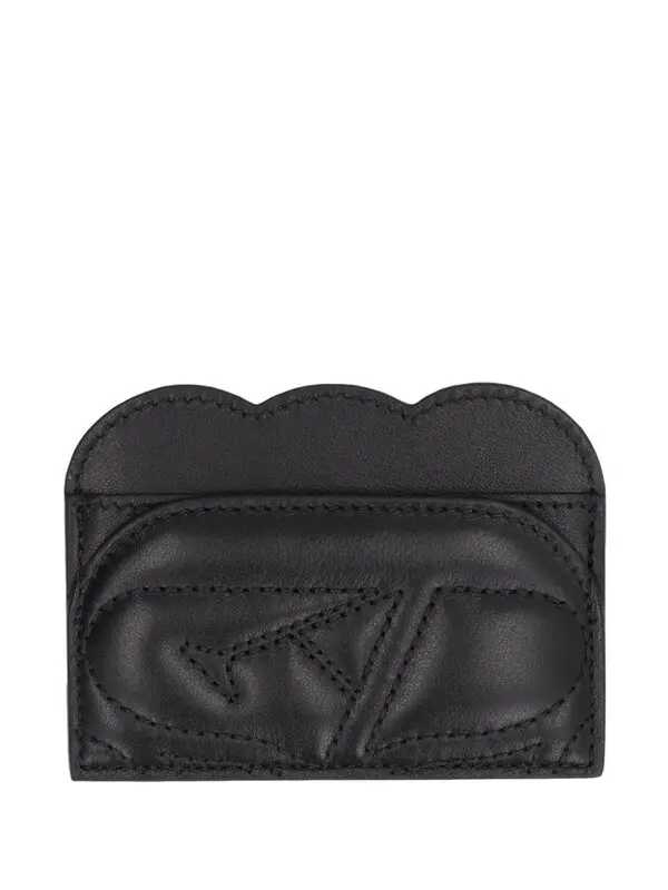 Alexander McQueen Seal Logo Quilted Cardholder - Black